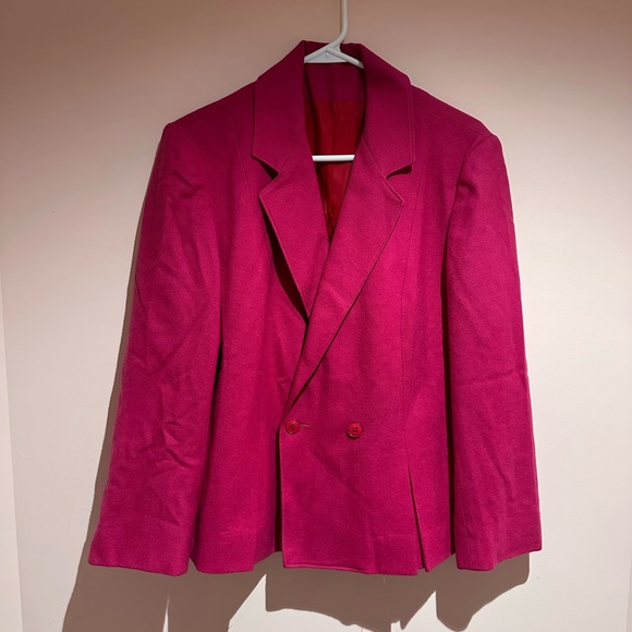 Vintage | Jackets & Coats | Vintage 8s Fuchsia Jacket | Poshmark
